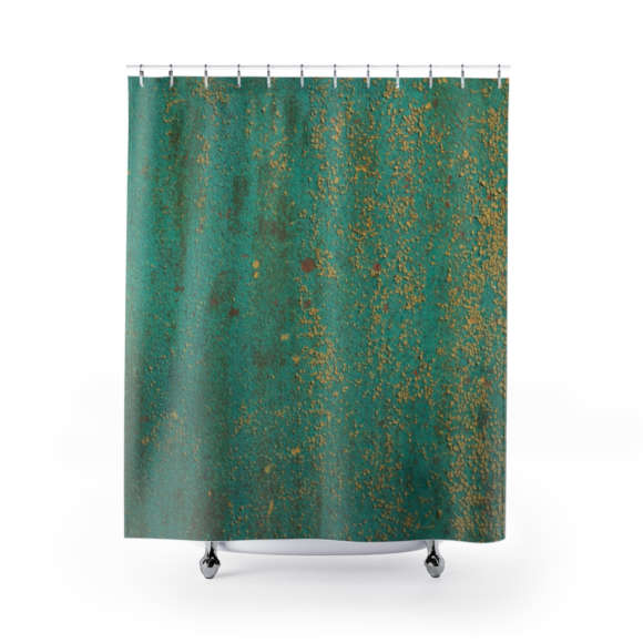 Emerald Green Sparkle Shower Curtains - Home Collection | Her Track